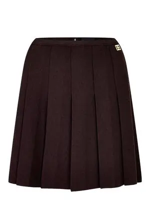 GIVENCHY Givenchy Pleated Skirt With Signature 4G Logo