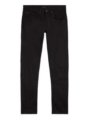 Polo Ralph Lauren Embroidered Logo Jeans - Black