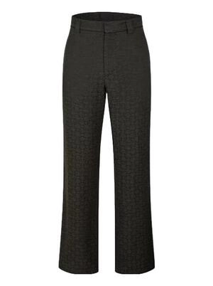 Givenchy Lettering Jacquard Tailored Trousers - Black