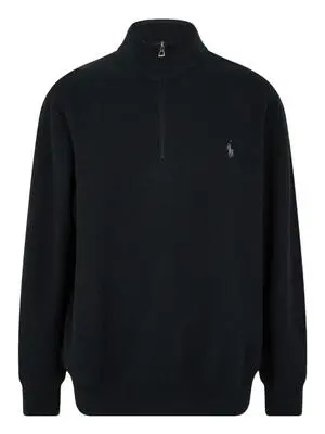 Polo Ralph Lauren Quarter Zip Sweater - Black