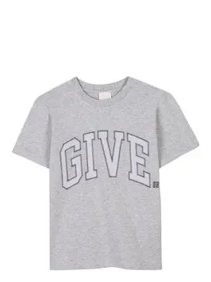 Givenchy Logo Crew Neck T-shirt - Gray