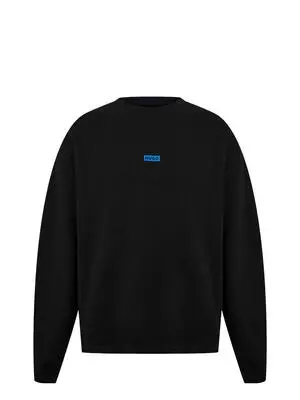 Hugo Boss Crew Neck Long Sleeve Sweatshirt - Black