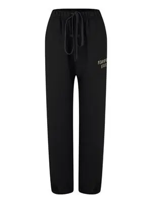 Fear Of God Logo Tie Track Pants - Black