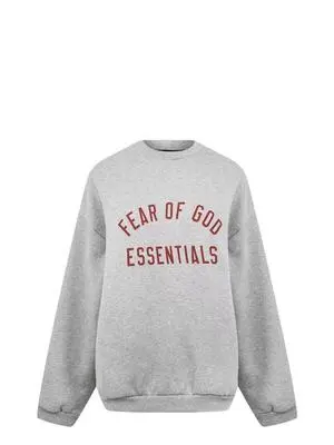 Fear Of God Round-neck Logo Sweatshirt - Gray