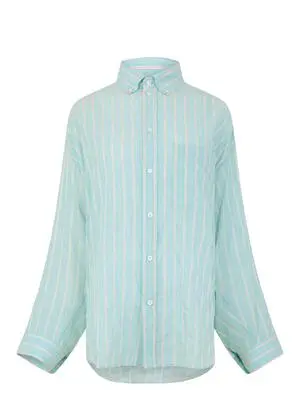BALENCIAGA Balenciaga Classic Striped Shirt