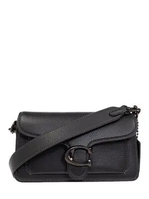 COACH Tabby Shoulder Bag With Logo Plaque - Black