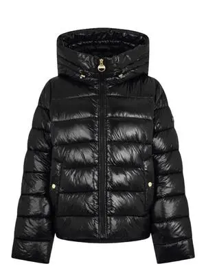 Barbour Quilted Hooded Jacket - Black
