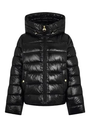 Barbour Quilted Hooded Jacket - Black