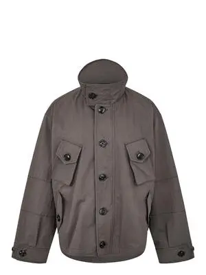 Our Legacy Stand-up Collar Casual Jacket - Black