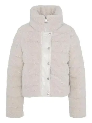 Barbour Fleece Quilted Jacket - Silver Cloud