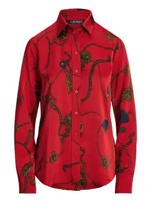 RALPH LAUREN Ralph Lauren Printed Long Sleeve Shirt