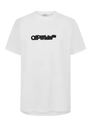 Off-White Logo Crew Neck T-shirt - White