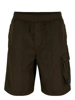 C.P. COMPANY Cargo Bermuda Shorts - Black
