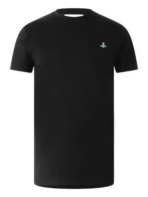 VIVIENNE WESTWOOD Crew Neck Short-sleeved T-shirt - Black