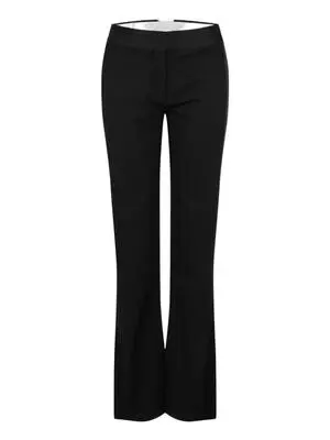 Off-White Knitted Loose-fit Trousers - Black