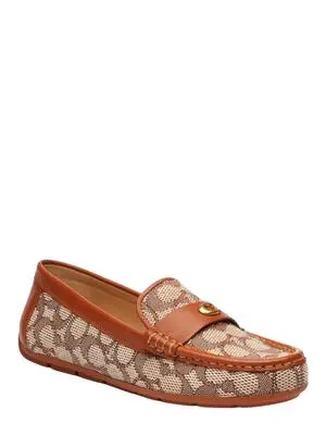 COACH C Driver Loafers - Brown