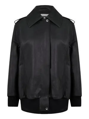 Alexander McQueen Aviator Bomber Jacket - Black