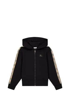Burberry Zip-up Hoodie - Black