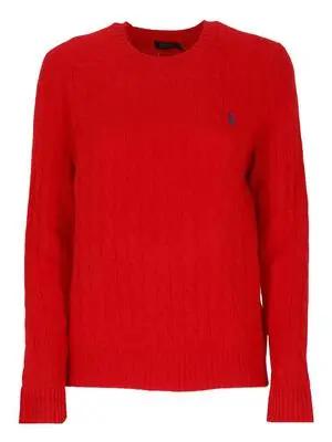 Polo Ralph Lauren Polo Ralph Lauren Julianna Cable-Knit Jumper Red