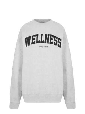 SPORTY  RICH Sporty & Rich Wellness Sweatshirt - White