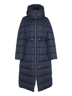 Barbour Quilted Hooded Jacket - Navy