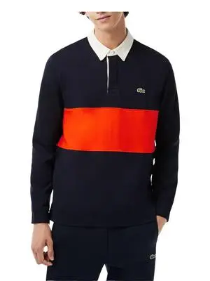Lacoste Rugby Polo Shirt - Black