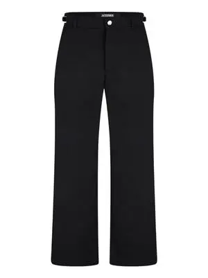 Jacquemus Belt Loops Slacks - Black