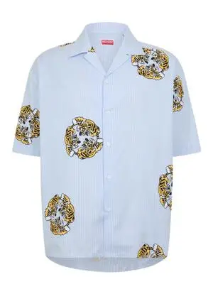 Kenzo Verdy Hawaiian Shirt - Blue