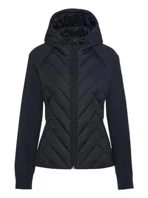 Barbour Barbour Long Sleeved Quilted Casual Jacket With Hood Black