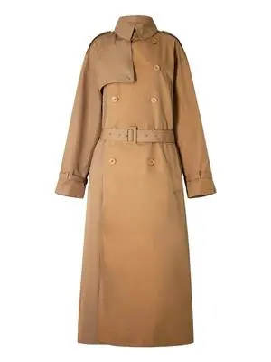 Vetements Split Trench Coat - Brown