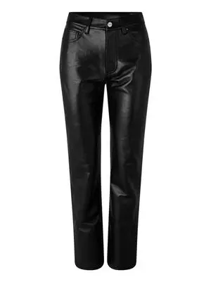 ANINE BING Belt Loops Slacks - Black