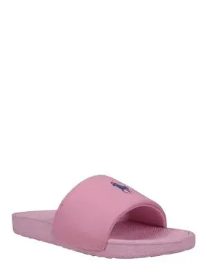Polo Ralph Lauren Cayson Logo Slide Sandals - Pink