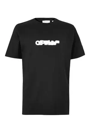 Off-White Logo Crew Neck T-shirt - Black