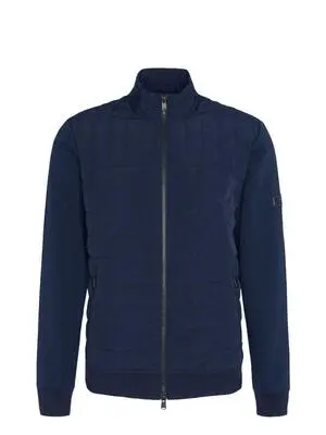 Barbour Counter Quilted Sweatshirt - Navy