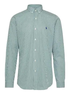Polo Ralph Lauren Signature Pony Motif Buttoned Shirt - Gray