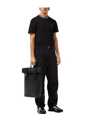 Lacoste Crew Neck Pullover Short Sleeve - Black