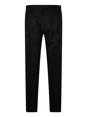 Dolce & Gabbana Tailored Pleated Casual Pants - Black