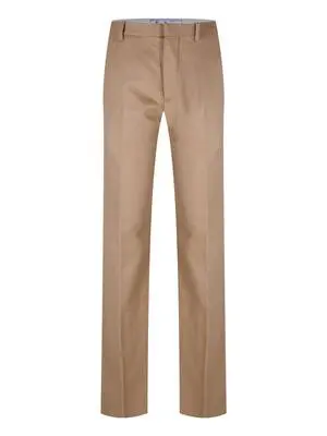 Off-White Slim Fit Trousers - Brown