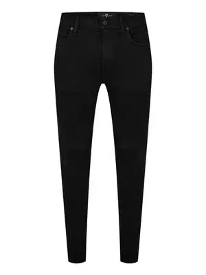 7 For All Mankind Tapered Jeans - Black