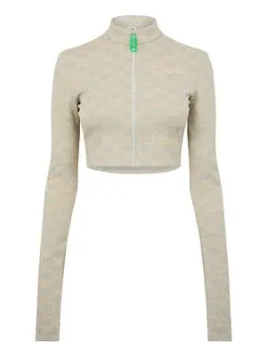 Off-White Off-White Monogram Track Top Nude