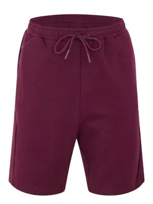 Hugo Boss Solid Color Sports Shorts - Red
