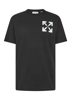 Off-White Logo Crew Neck T-shirt - Black