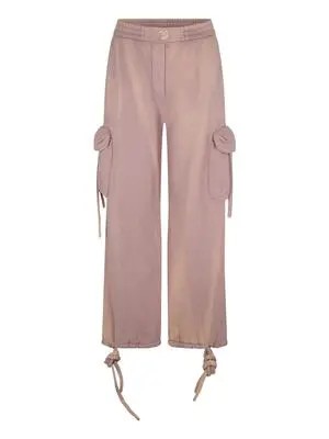 Off-White Cargo Track Bottoms - Nude