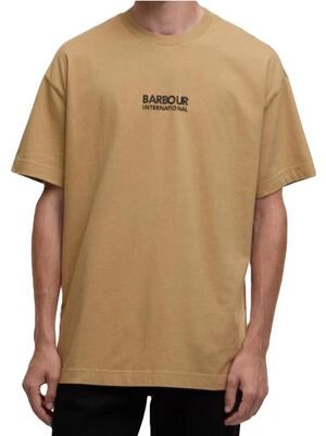 Barbour Oversized Collins T-shirt - Brown