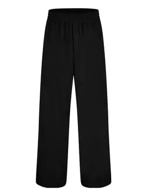 Off-White High Waist Wide Leg Trousers - Black