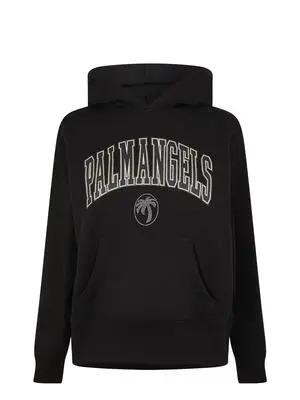 Palm Angels College Hoodie - Black