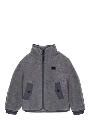 Dolce & Gabbana Logo Zip-up Jacket - Black