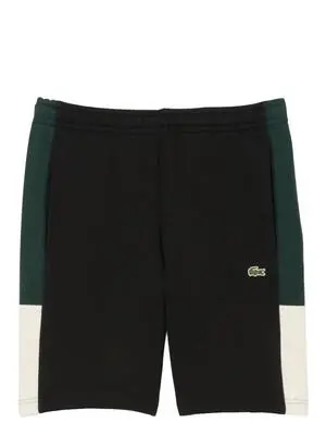 Lacoste Sports Shorts With Logo Detail - Black