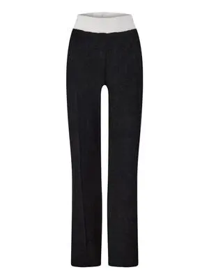 CASABLANCA Casablanca Elastic Waist Straight Leg Casual Pants