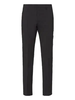 Prada Straight Leg Tailored Trousers - Black